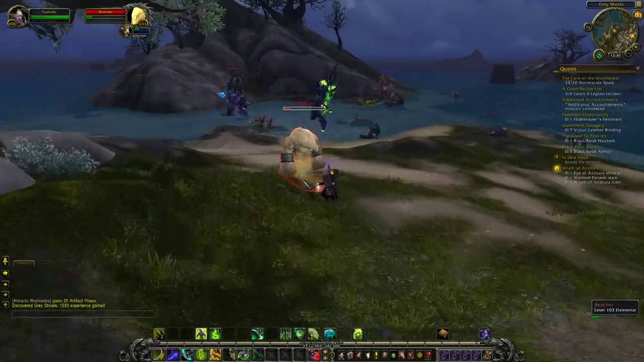 World of Warcraft Beacher Azsuna Legion Rare Spawn Location - YouTube