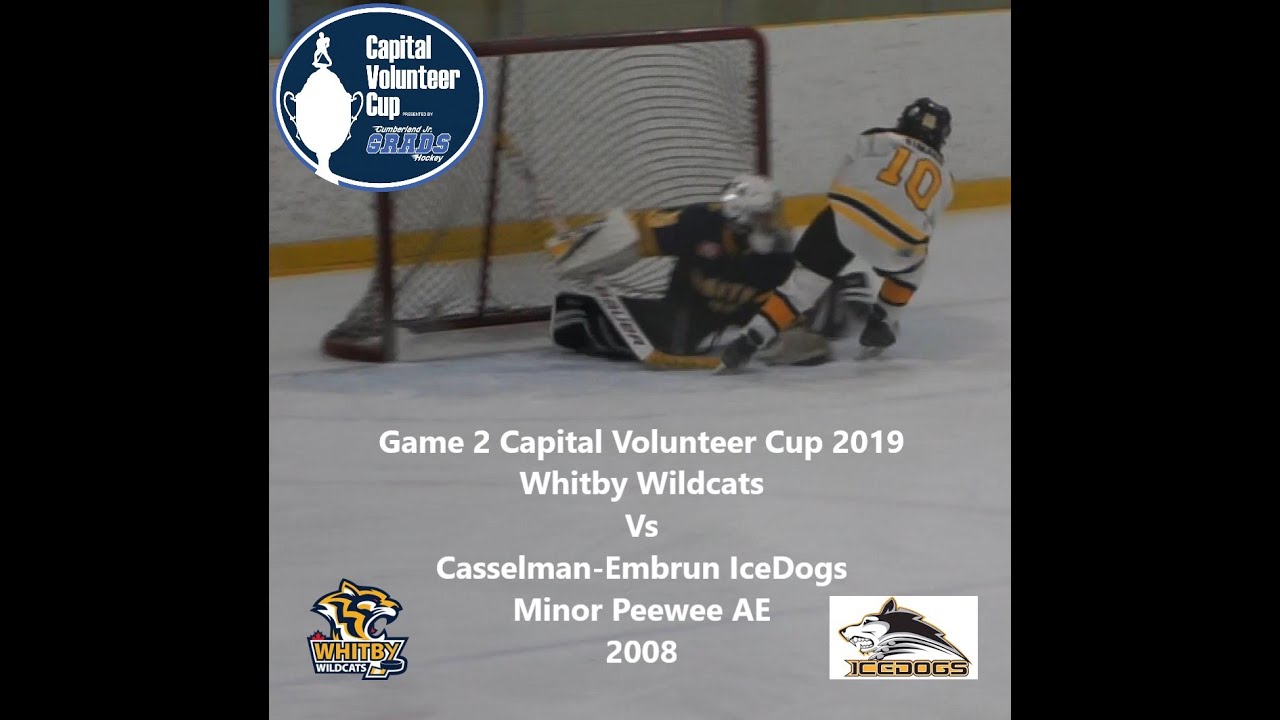 Ottawa Capital Volunteer Cup G2 Whitby Wildcats Vs Casselman-Embrun ...