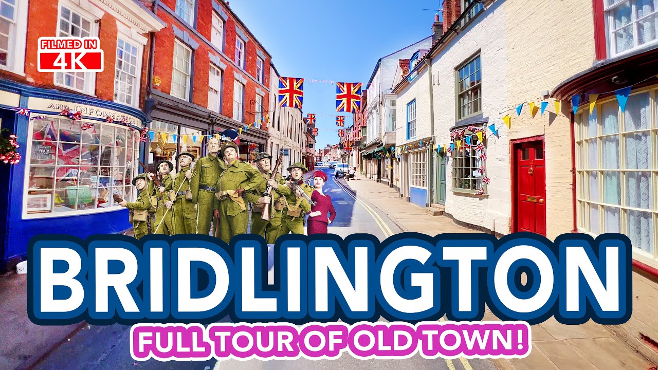 BRIDLINGTON | Full tour of Bridlington Old Town and High Street - YouTube