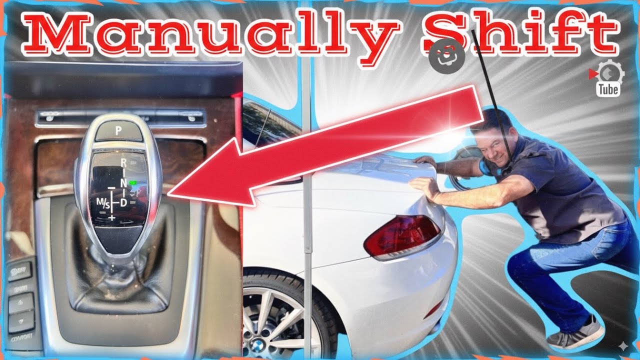 Manually Shift A BMW Electronic Shifter into Neutral - YouTube
