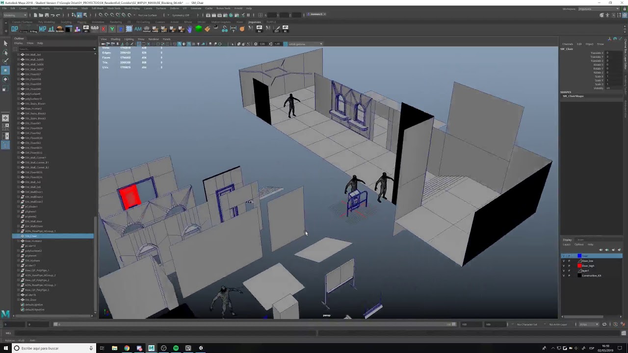 Resident Evil Environment | 3D Modeling Unity 2 - YouTube