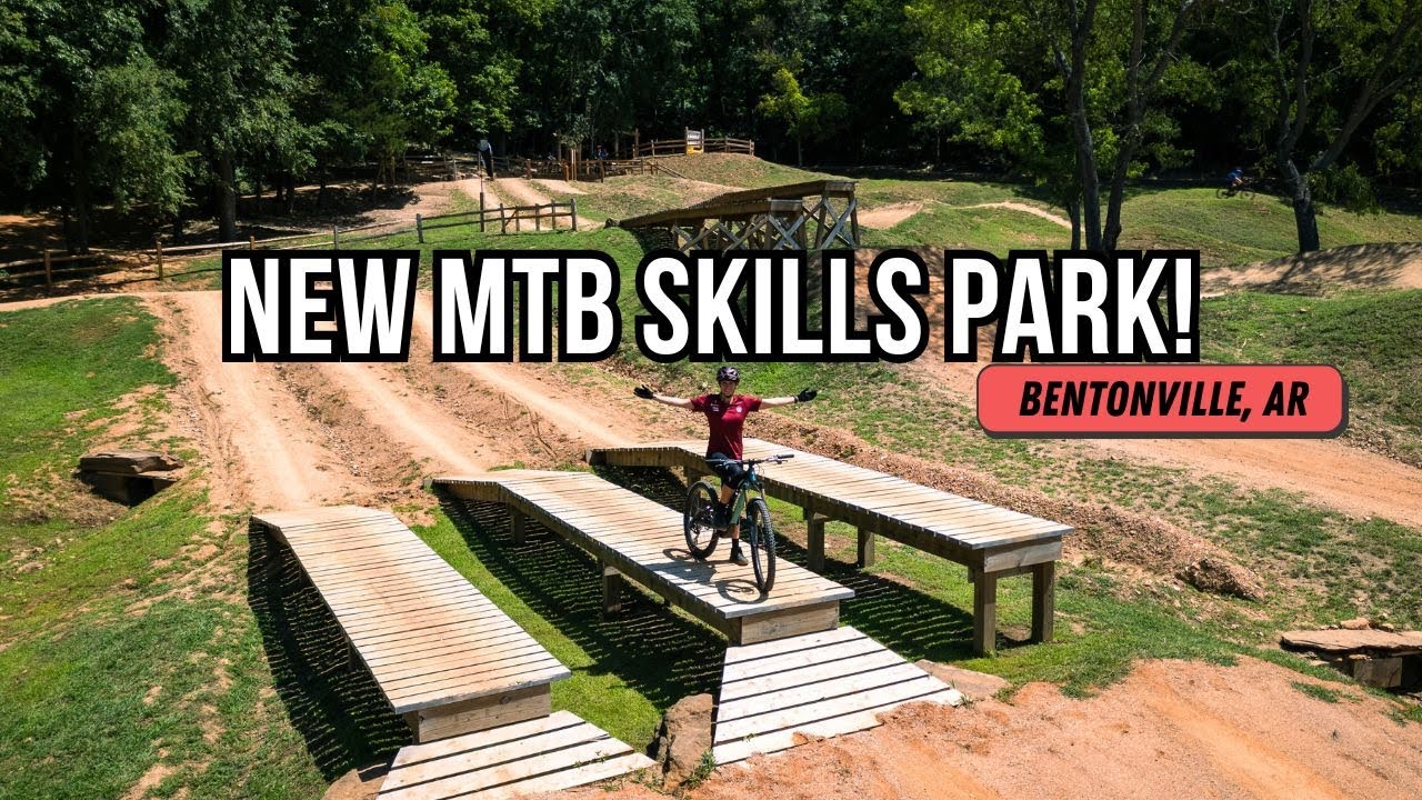 FULL Tour of NEW Mountain Bike Skills park, at Slaughter Pen in ...