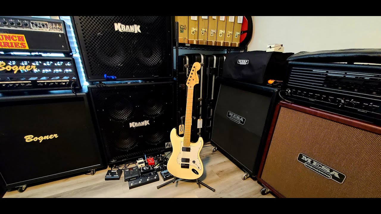 Jim Root Signature Strat in White! Quick Overview of Features - YouTube