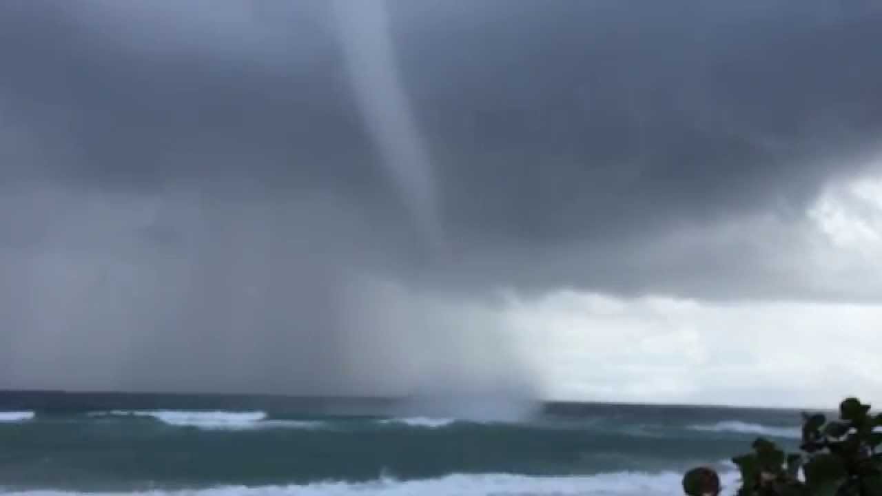 Waterspout Tornado Juno Beach FL - YouTube