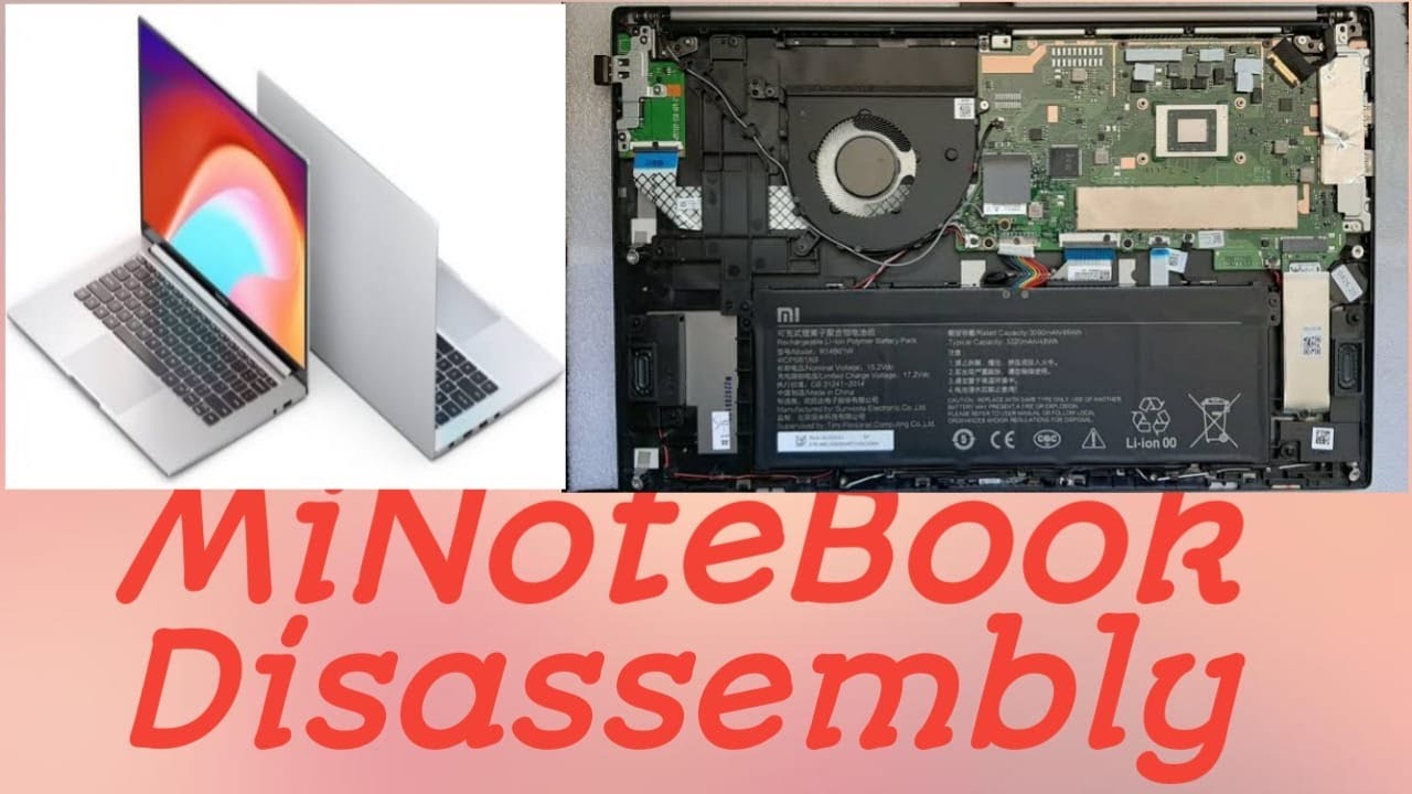 Mi Notebook 14 Horizon Laptop Tear-down - Disassembly Official Video ...