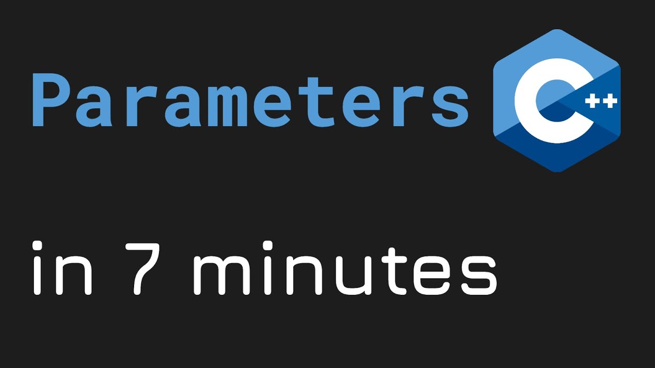 #21 Function parameters in C++ programming (Hindi) - YouTube