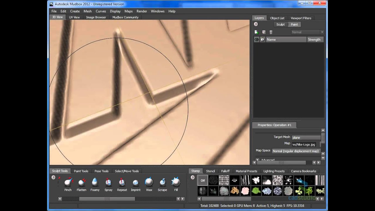Autodesk Mudbox - model z textury - YouTube