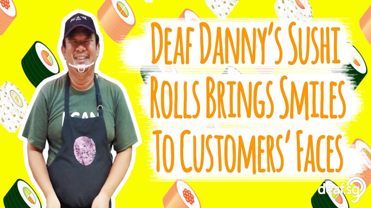 Deaf Danny's Sushi Rolls Brings Smiles To Customers' Faces - YouTube