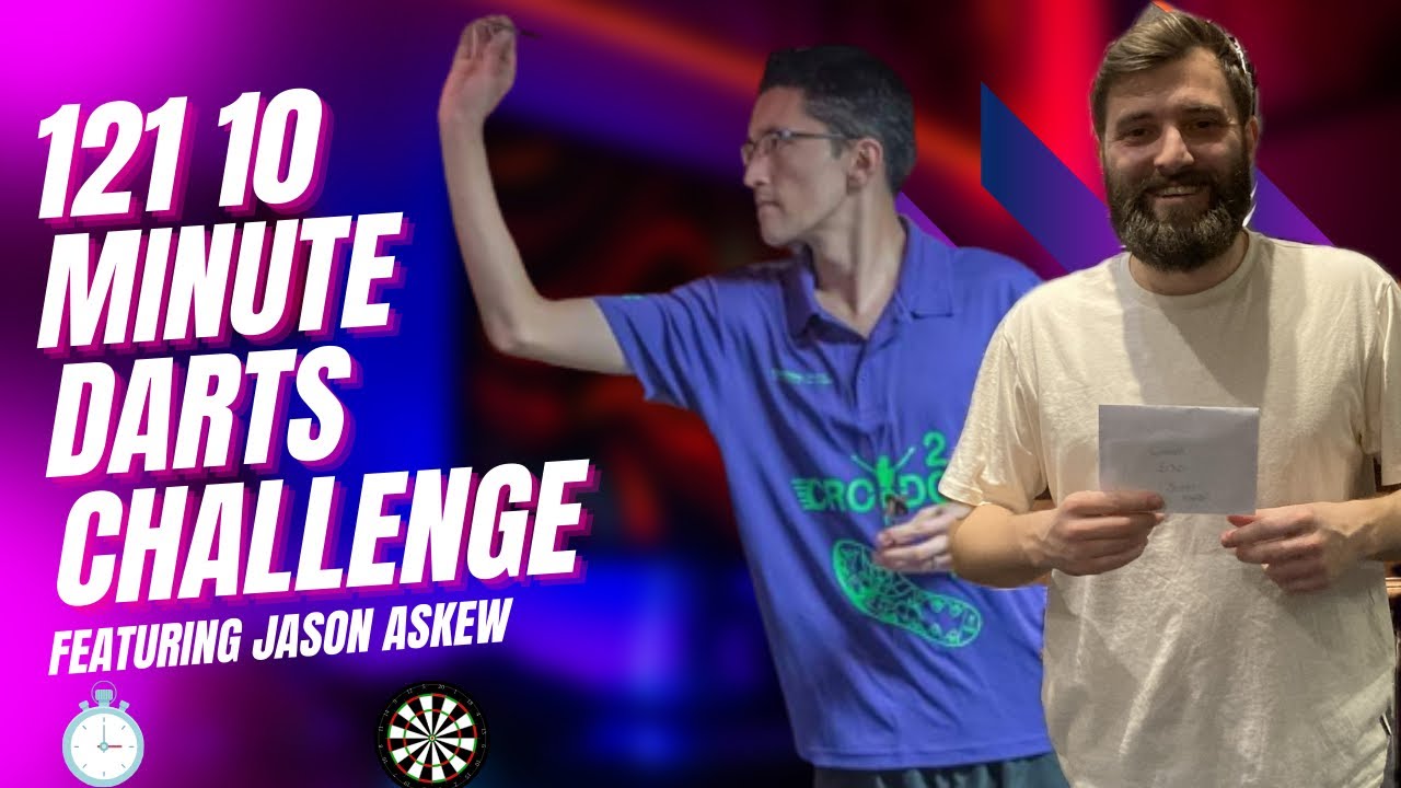 The 121 10 minutes darts challenge: Jason Askew - YouTube
