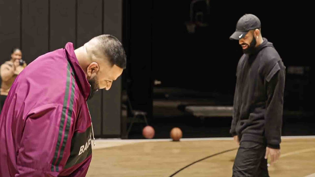 Dj Khaled and Drake playing some Healthy basketball! - YouTube