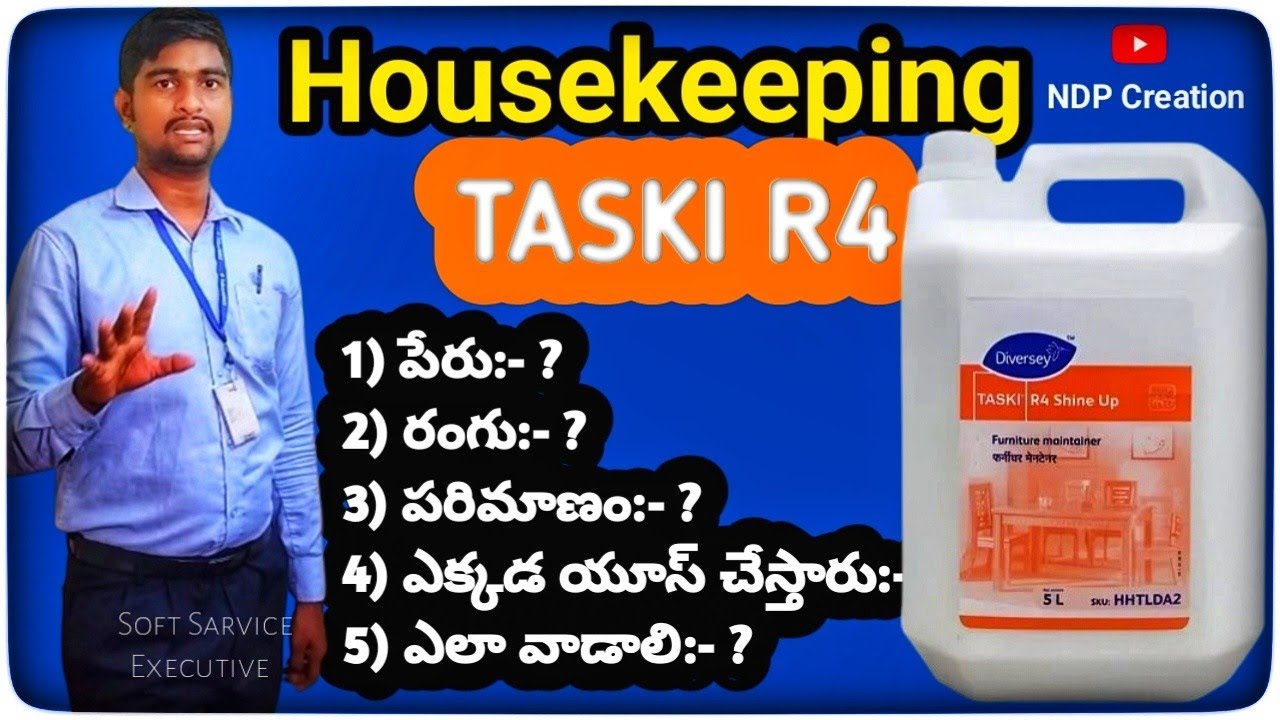 |#TASKI R4 Furniture Polish|#Taski Diversey Cleaning Chemicals|# ...