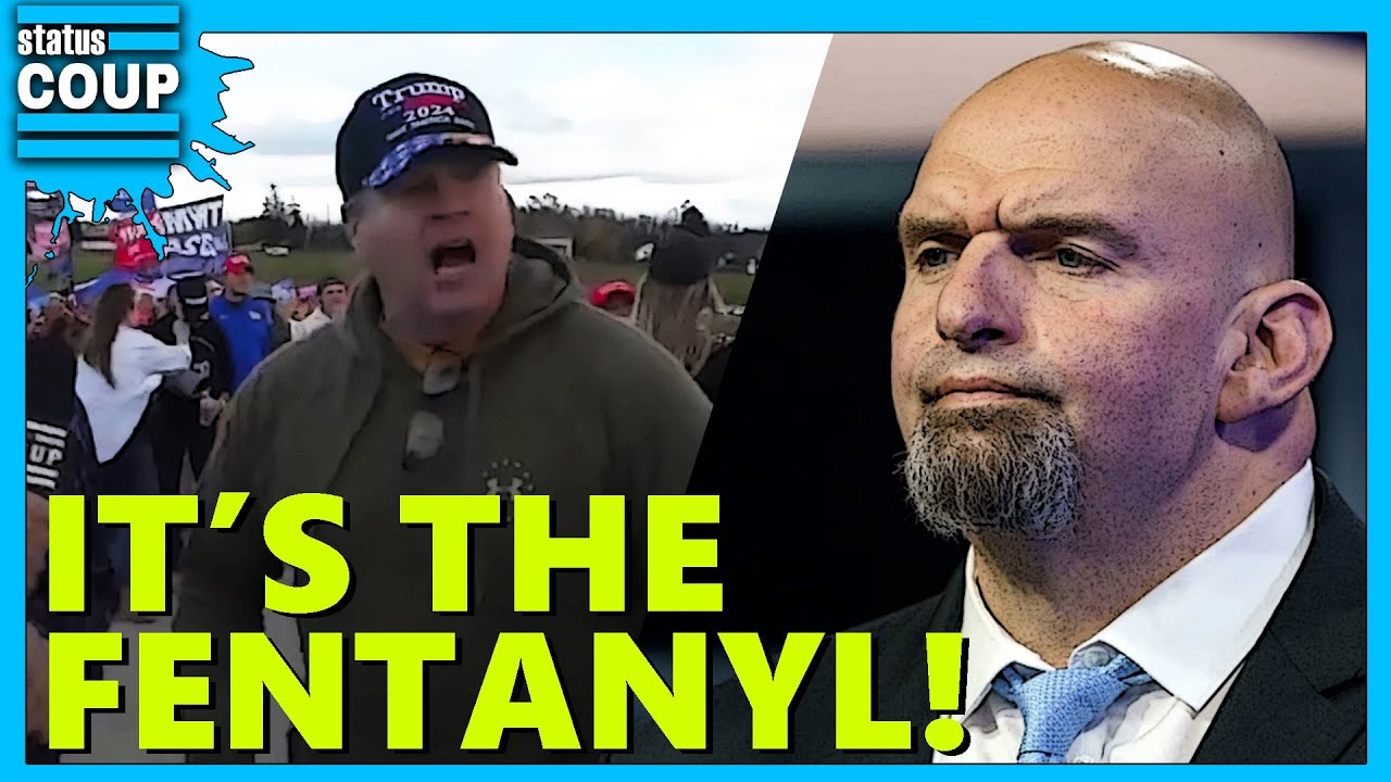 Angry MAGA Trump Supporters Scream About Fentanyl, Border, John "Uncle ...