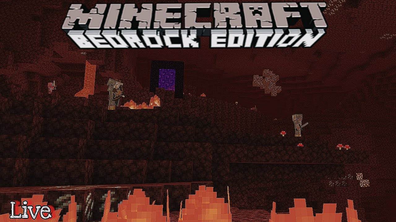 Exploring Nether Fortress in Minecraft Bedrock ll With friends ll Day 4 ...