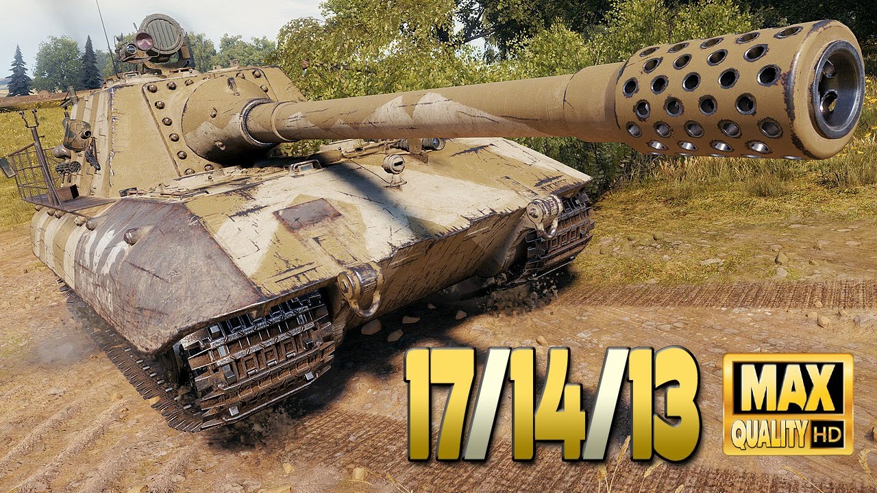 Jg.Pz. E 100: Effective support - World of Tanks - YouTube