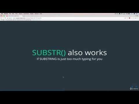 Introducing SUBSTRING - YouTube