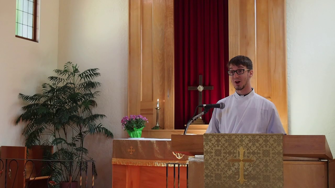 September 2, 2018: Vicar Peter Knelson at Mt. Calvary Lutheran Church ...
