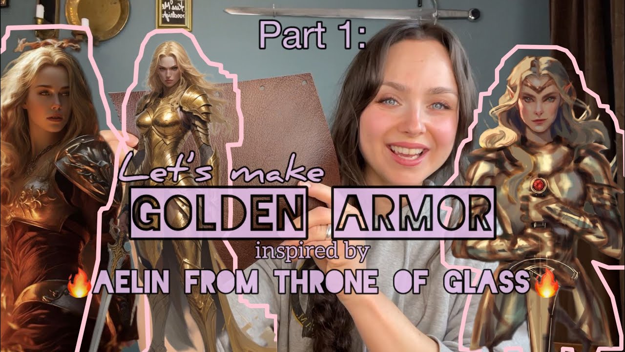 CAN I MAKE GOLDEN ARMOR OUT OF OLD SUITCASES? Inspired by Aelin ...