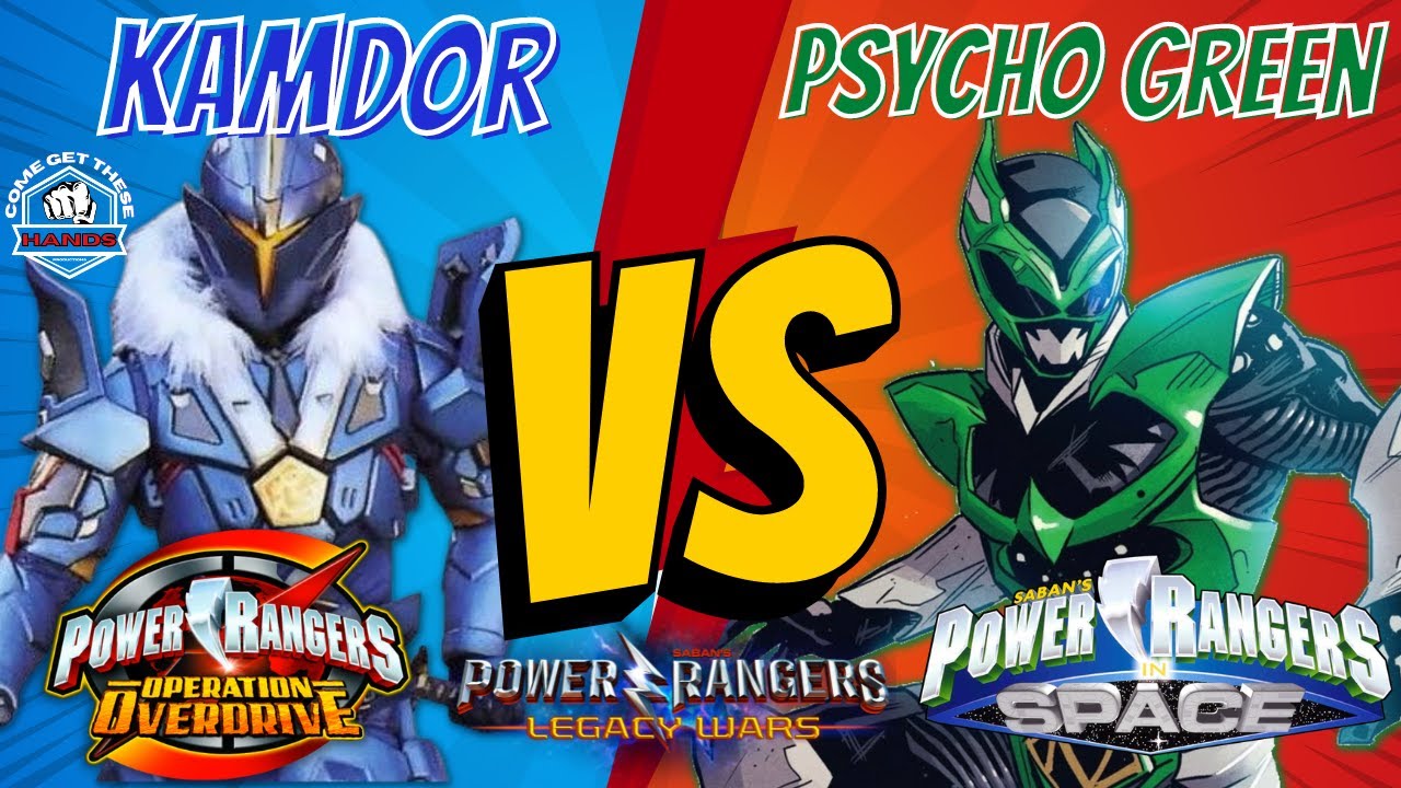 Power Rangers Legacy Wars | Kamdor Vs Psycho Green Ranger - YouTube