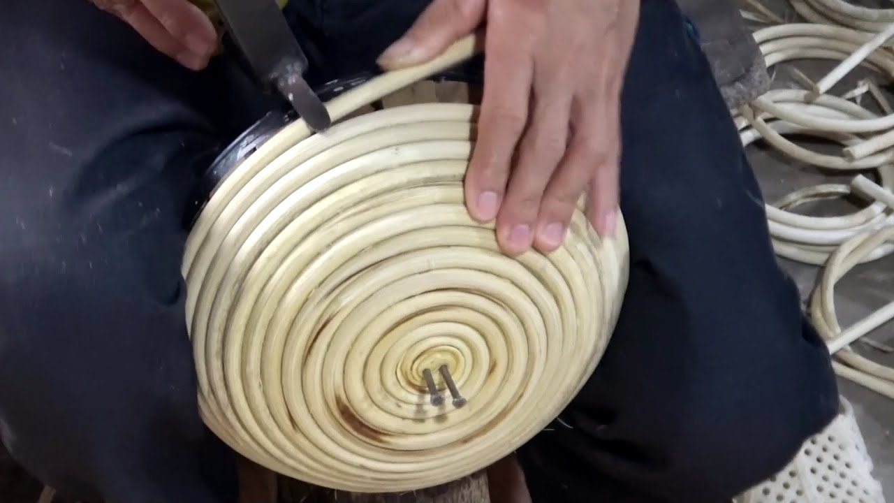 Traditional Manufacturing Processes - Rattan Weaving Masters - YouTube