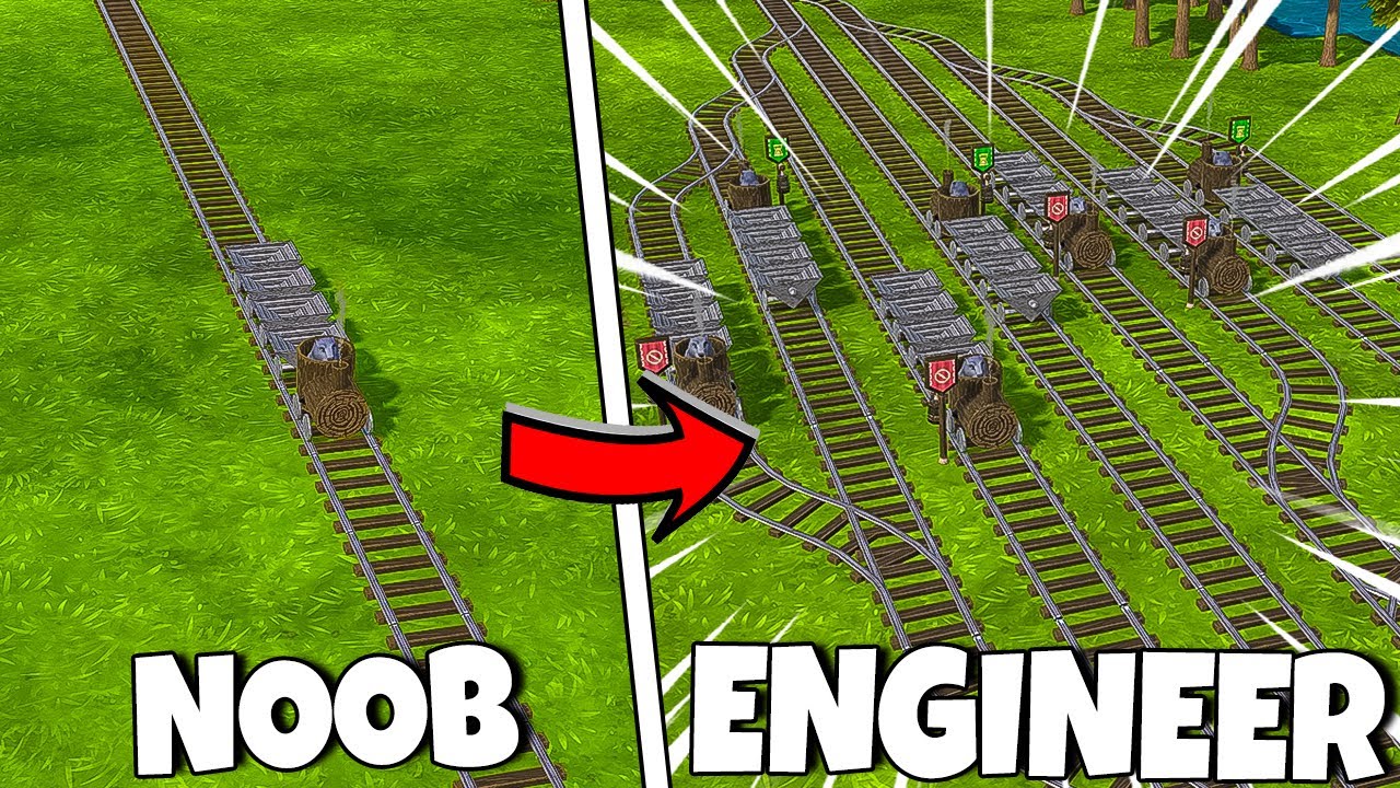 Over-engineering my beaver railway network... Timberborn! - YouTube
