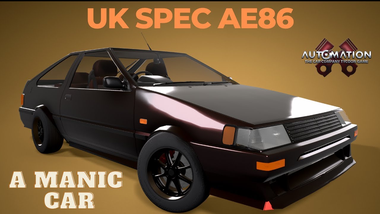AE86 UK spec // Automation tycoon $ BeamNG.drive - YouTube