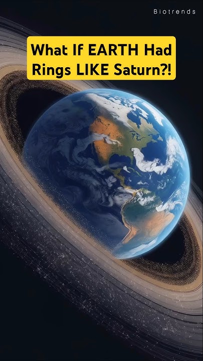 What If EARTH Had Rings LIKE Saturn? #hypotheticalscenarios # ...