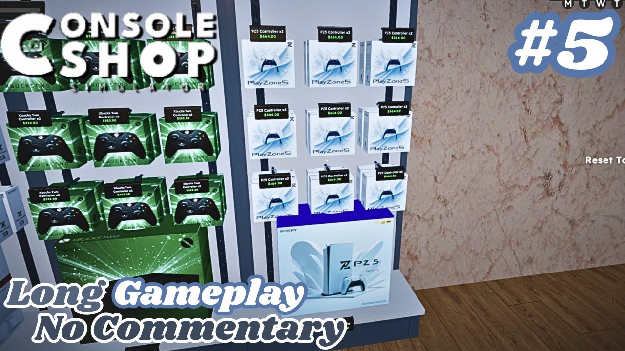 Console Shop Simulator | Part #5 | Long Gameplay No Commentary - YouTube