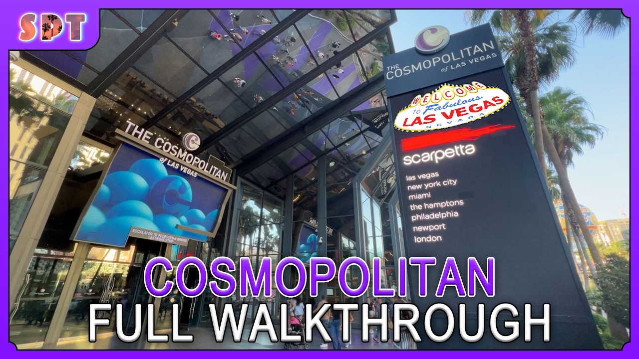 The Cosmopolitan Full Walkthrough including hidden lounges, pools, and ...