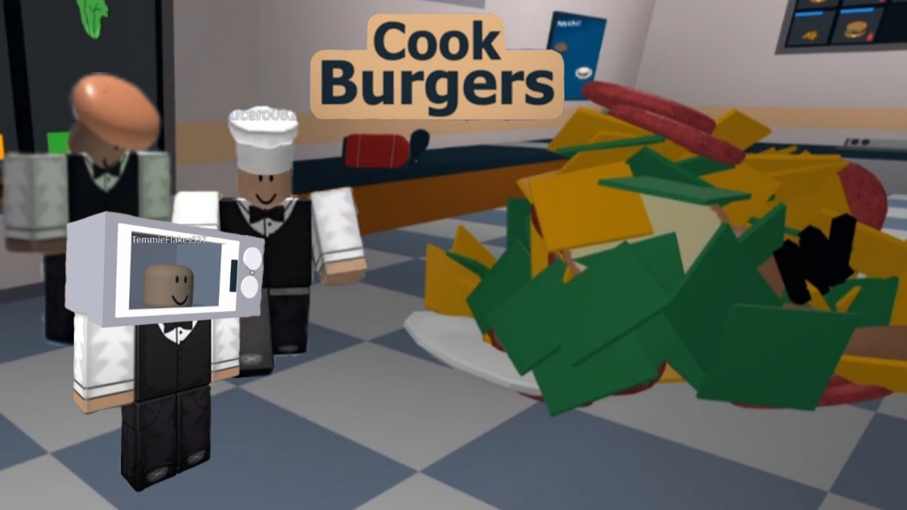 Roblox Cook Burgers (Ft. Gutz, Uzi, & Tophat) - YouTube