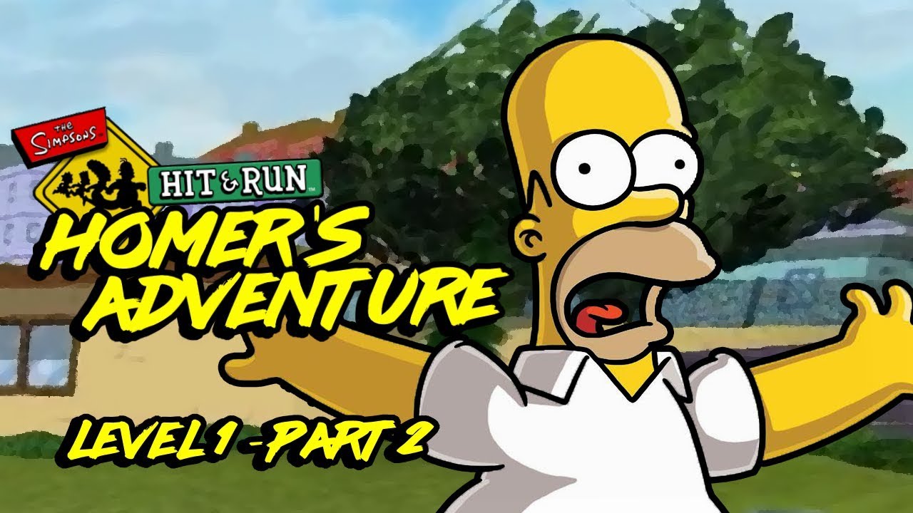 The Simpsons Hit and Run: Homer's Adventure Level 1 - Part 2 - YouTube