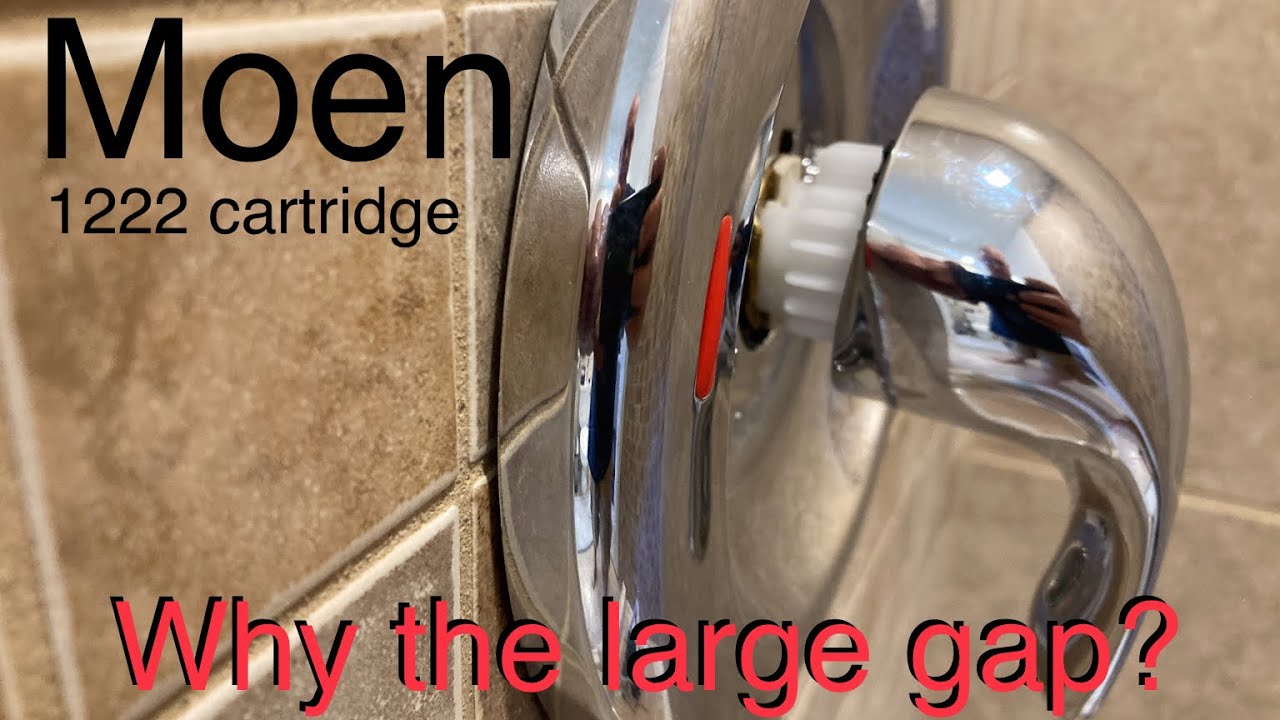 Moen 1222 cartridge- why such a large gap? - YouTube