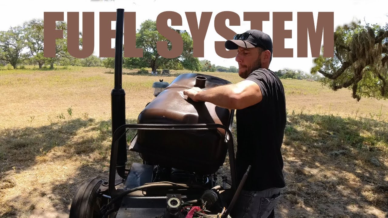 Massey Ferguson 231 Fuel System Gas Tank, hand pump and filter overhaul ...
