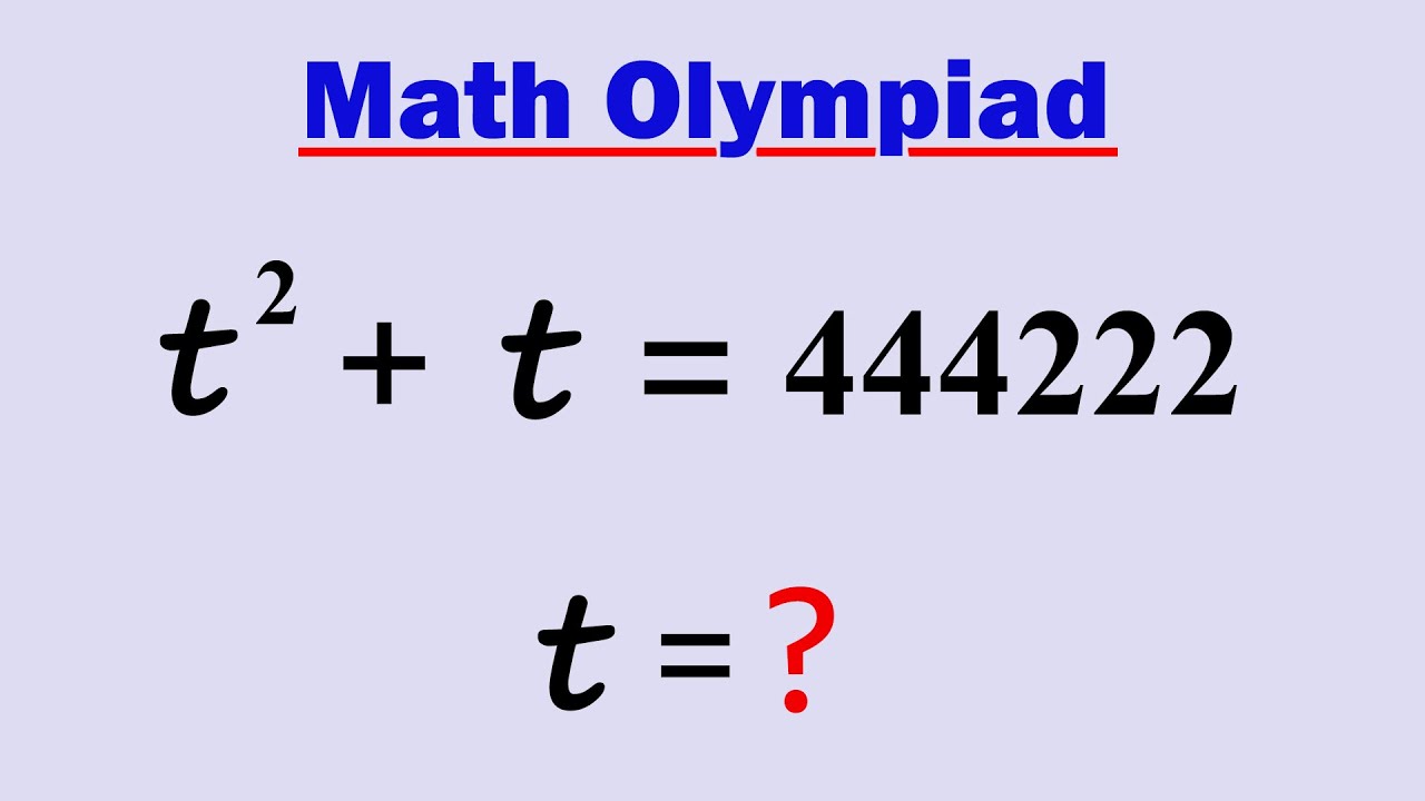 Math Olympiad | Wonderful Exponential Problem | VIJAY Maths - YouTube