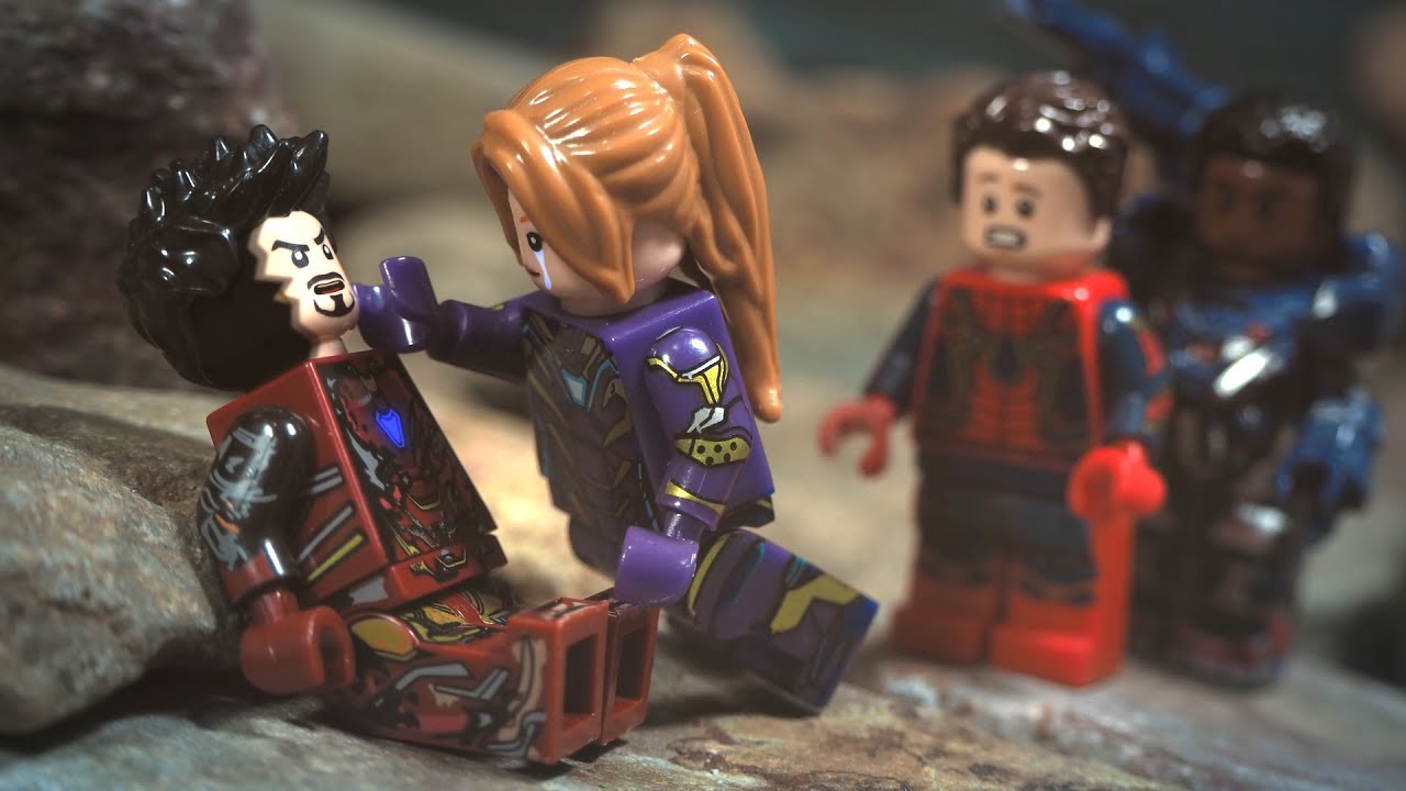 LEGO Avengers Endgame Final Battle Ending Iron Man Death Scene ...