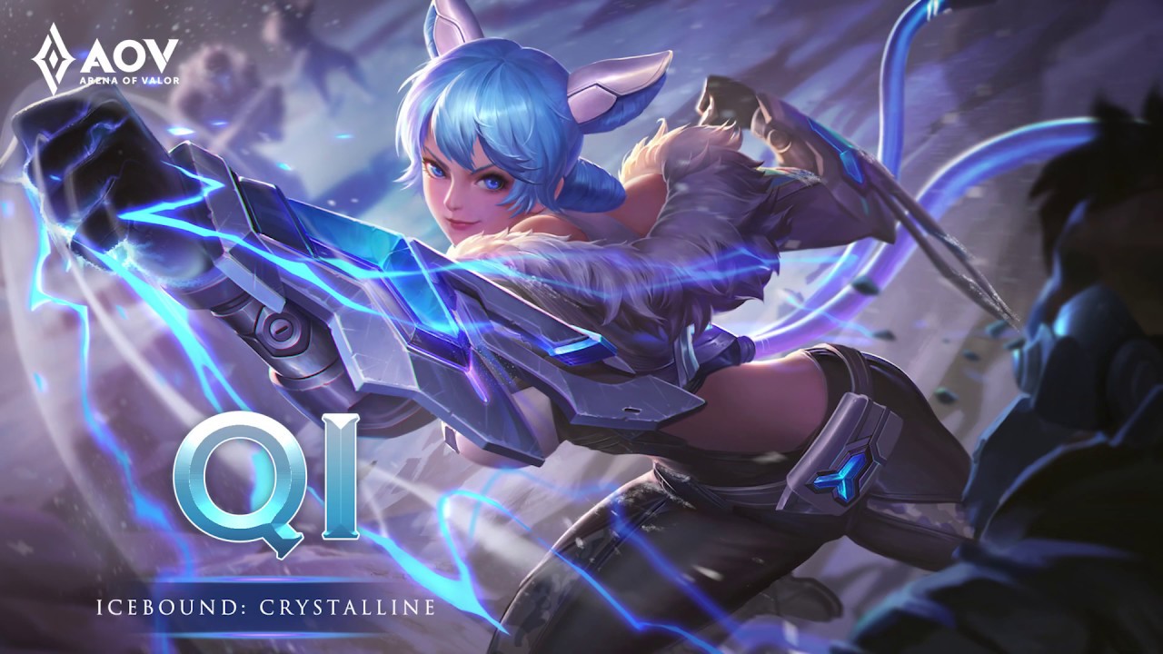 Qi Icebound:Crystalline Skin Spotlight - Garena AOV (Arena of Valor ...