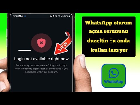 Giriş şu anda WhatsApp'ta mevcut değil sorununu nasıl çözersiniz Giriş Şu Anda Mevcut Değil WhatsApp