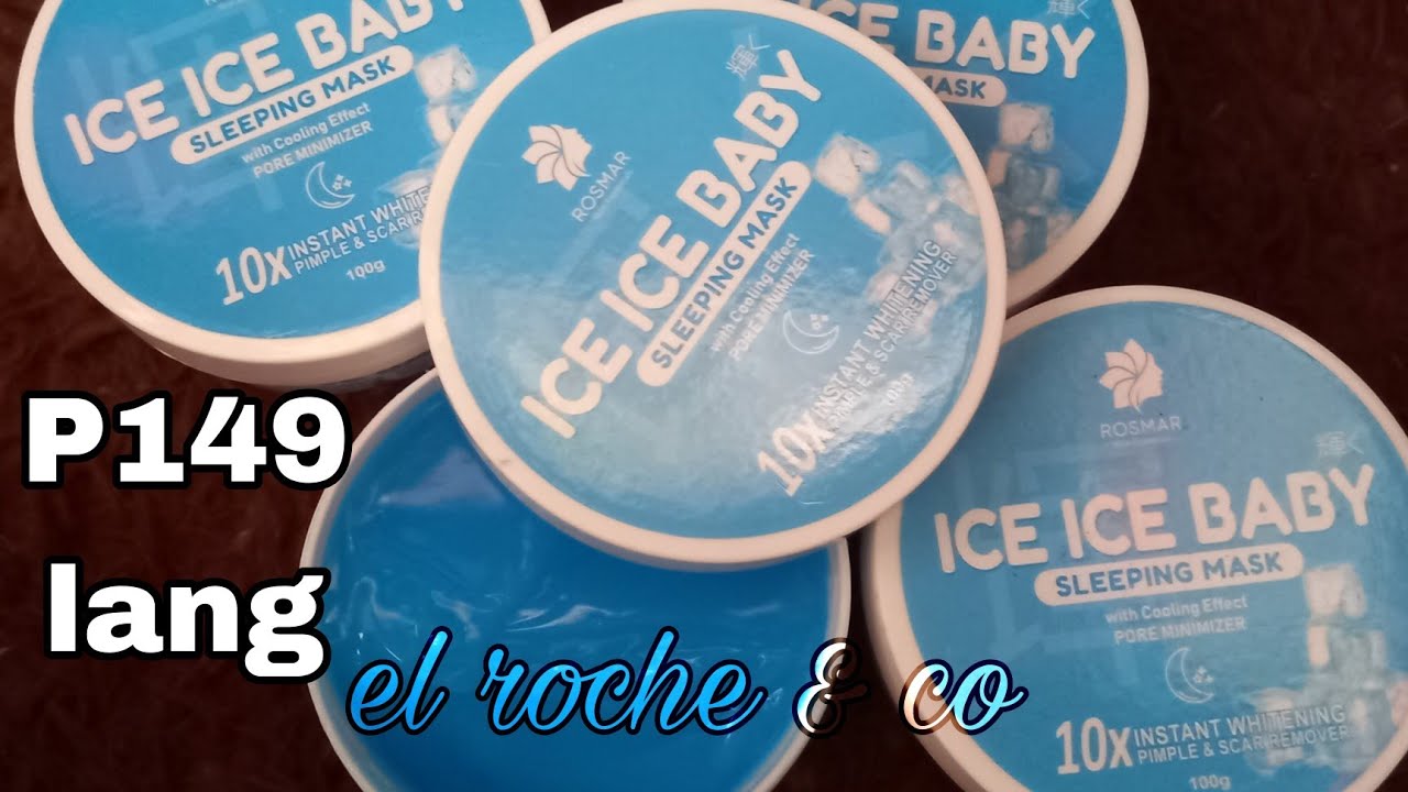 ROSMAR ICE ICE BABY...AVAILABLE NA .... MAG CHECKOUT NA PARA DI KA ...