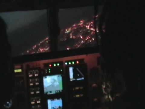 Royal Turbine Duke (Beech ) Night flight from SKSM-SKCG - YouTube