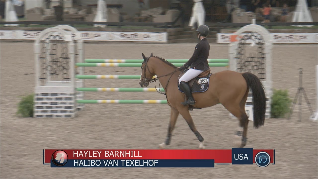 Class 24 Hayley Barnhill riding Halibo Van Texelhof - YouTube