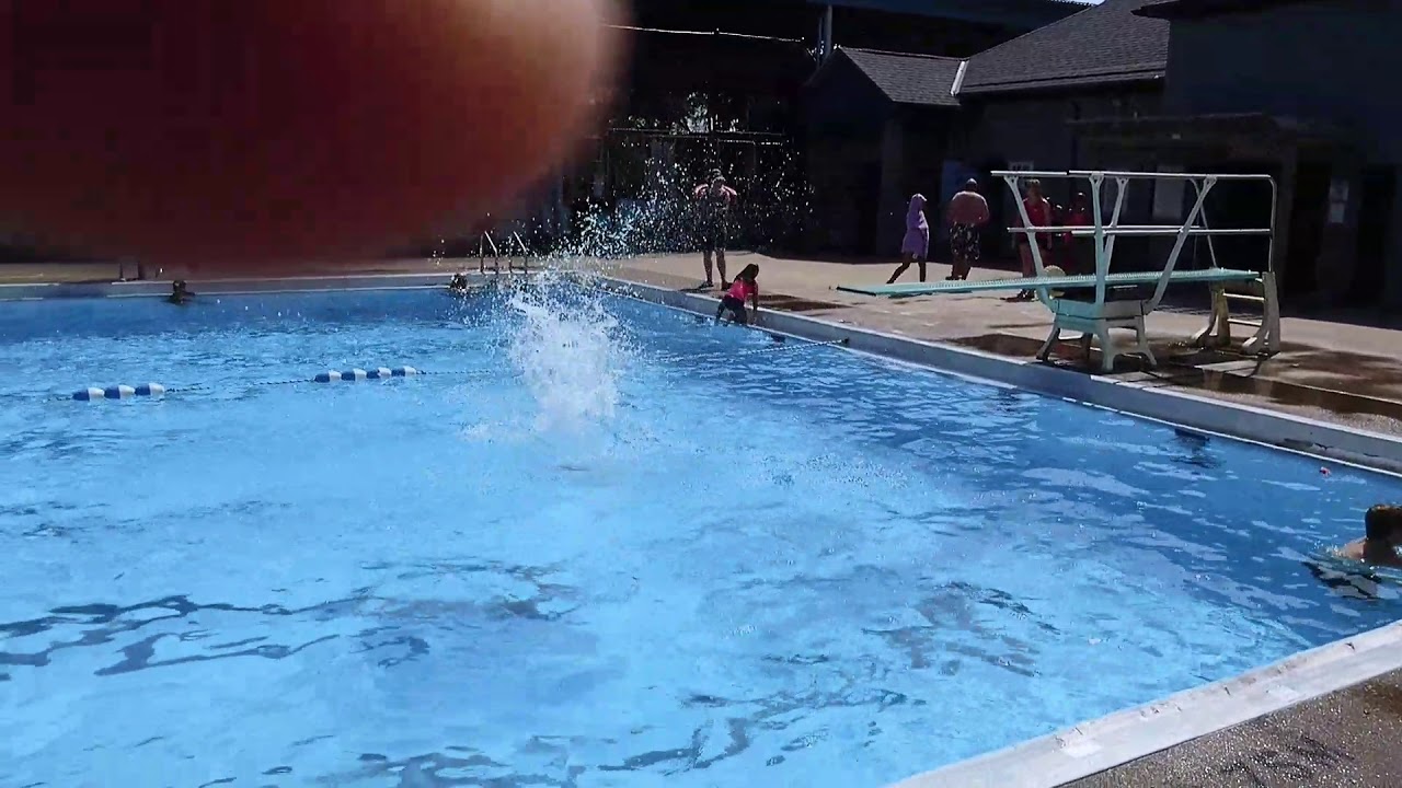 Diving board debut. Finally! - YouTube