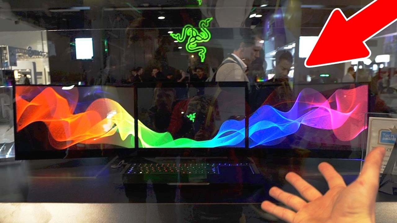 RAZER'S SECRET TRIPLE MONITOR LAPTOP IS HERE (PROJECT VALERIE) - YouTube