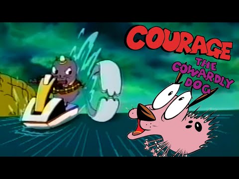 Courage the Cowardly Dog | Doc Gerbil's Fall - YouTube