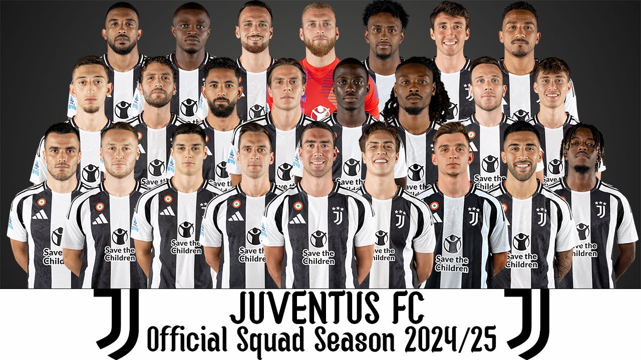Juventus FC Official Squad Season 2024/25 | Serie A 24/25 | UEFA ...