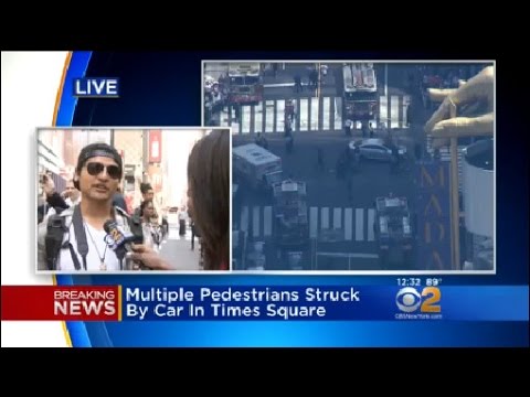 Witness Describes Times Square Crash - YouTube