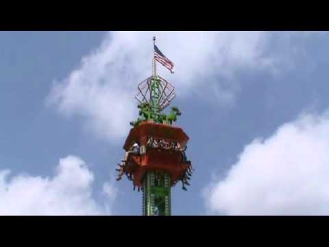 Poor Jack Amusements - Super Shot Drop Tower - YouTube