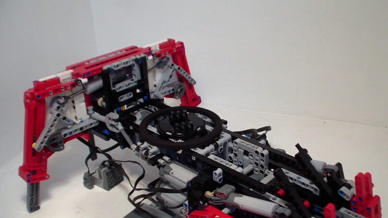Lego technic recovery truck front outrigger test - YouTube