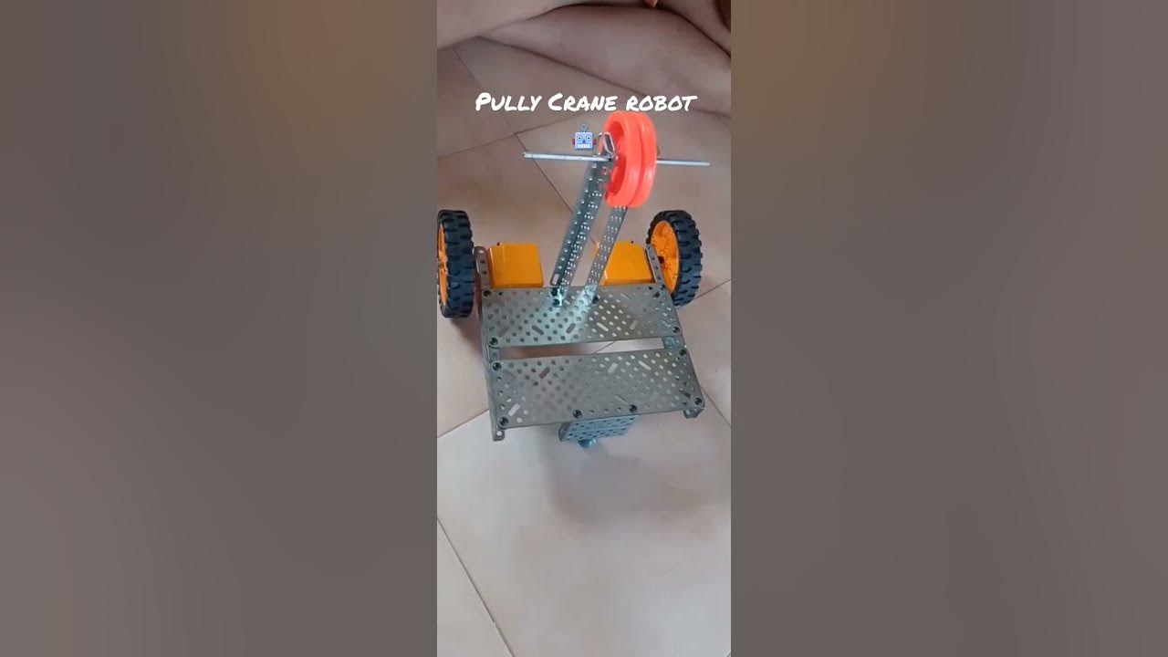 To lift up and flip heavy object using pulley crane robot 🤖 - YouTube