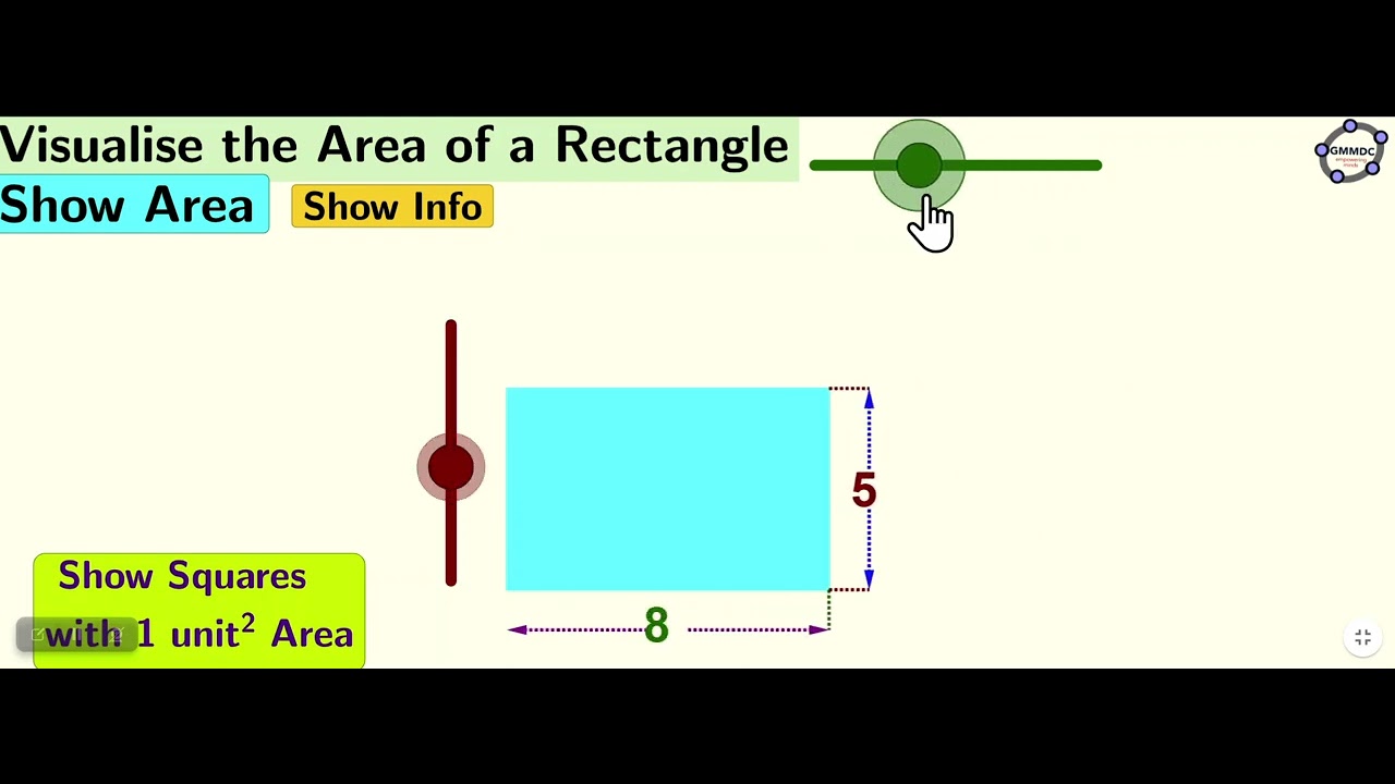 Visualizing the Area of a Rectangle - YouTube