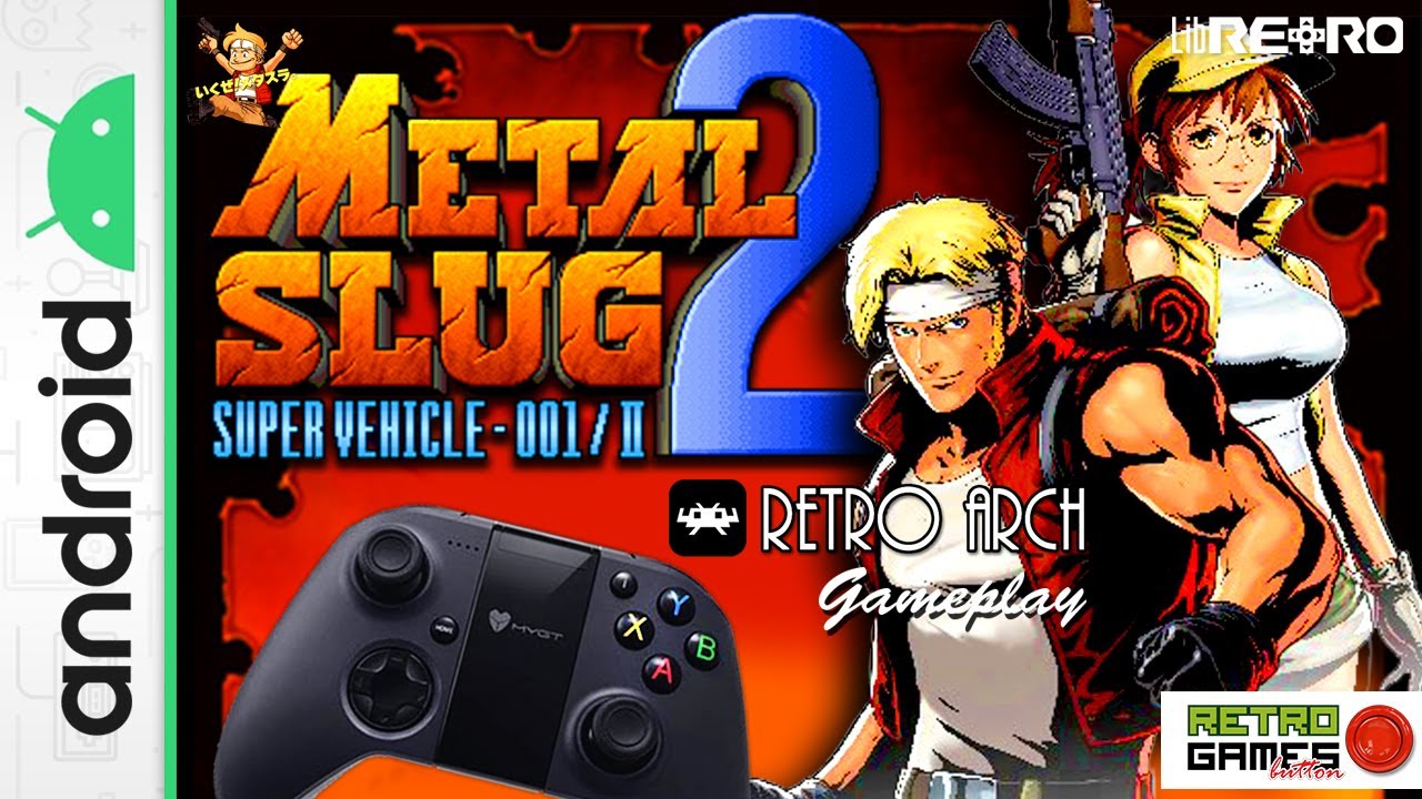 Metal Slug 2 Neo Geo AES - Retroarch Neo Geo emulator - YouTube