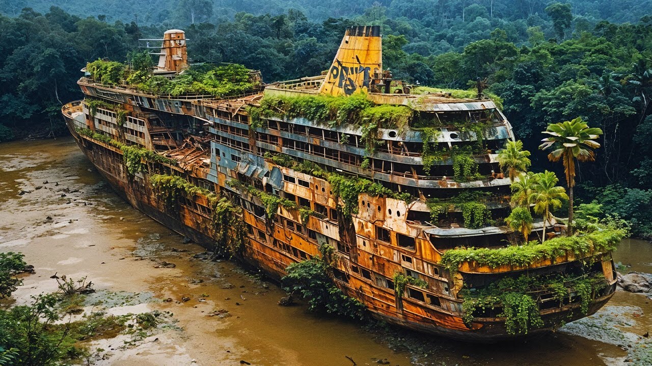 Abandoned Ocean Liner From 1976 Found Deep in the Jungle—Lost for ...
